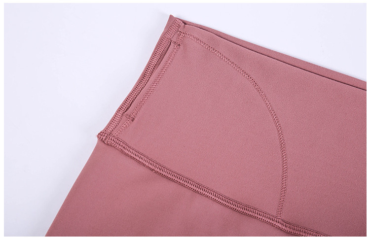 Leorrey-กางเกงขาสั้นโยคะเอวสูงนุ่มยืดไม่มีตะเข็บด้านหน้ากางเกงขาสั้นนัก ...