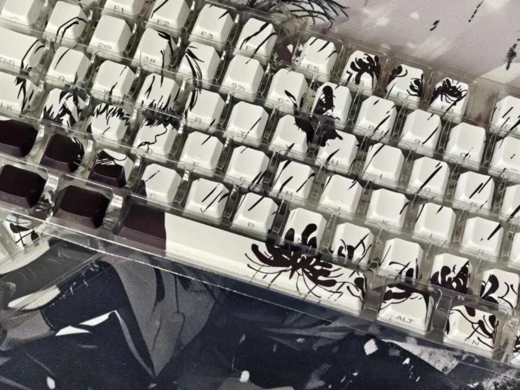 ชุดใหญ่Kaneki Ken Keycap 130 คีย์โปรไฟล์เชอร์รี่ PBT Letter Side ...