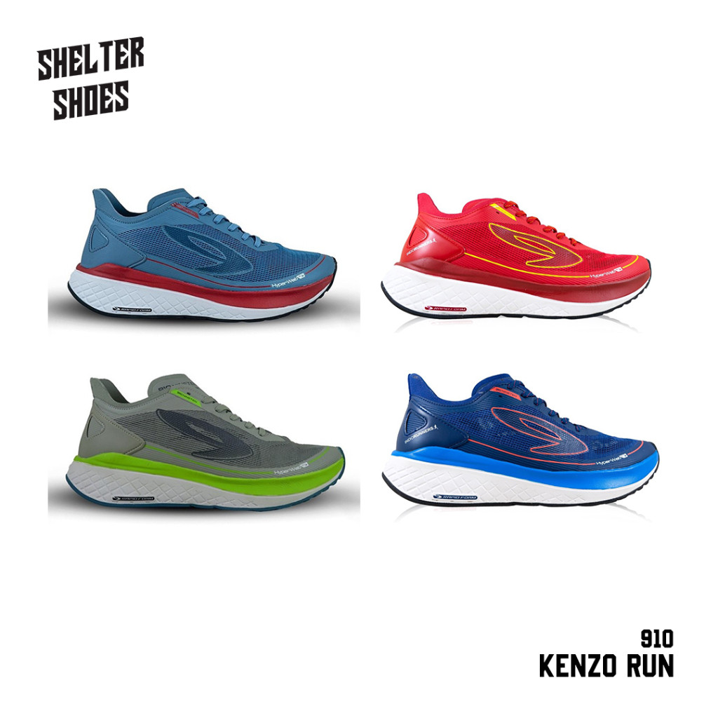 ในสต็อก รองเท้าวิ่ง NINETEN 910 KENZO RUN YOKKO YUZA EVO KIZUNA YASHA ...