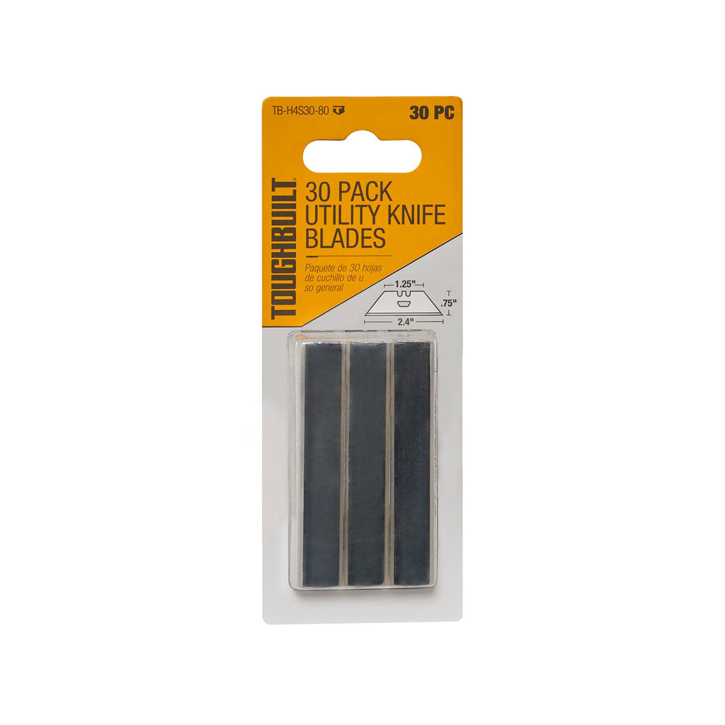 Toughbuilt TB-H4S30-80/TB-H4S-5/TB-H4N-5 30 แพ็คมีดยูทิลิตี้ใบมีด ...