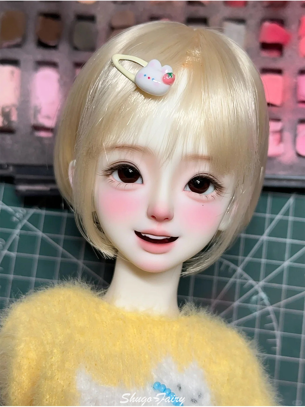 Preorder Lucky Bjd 1/4 Doll Nude Dolls Sweet Girl Smile Expression Cuty Ball Jointed Doll Bjd ...