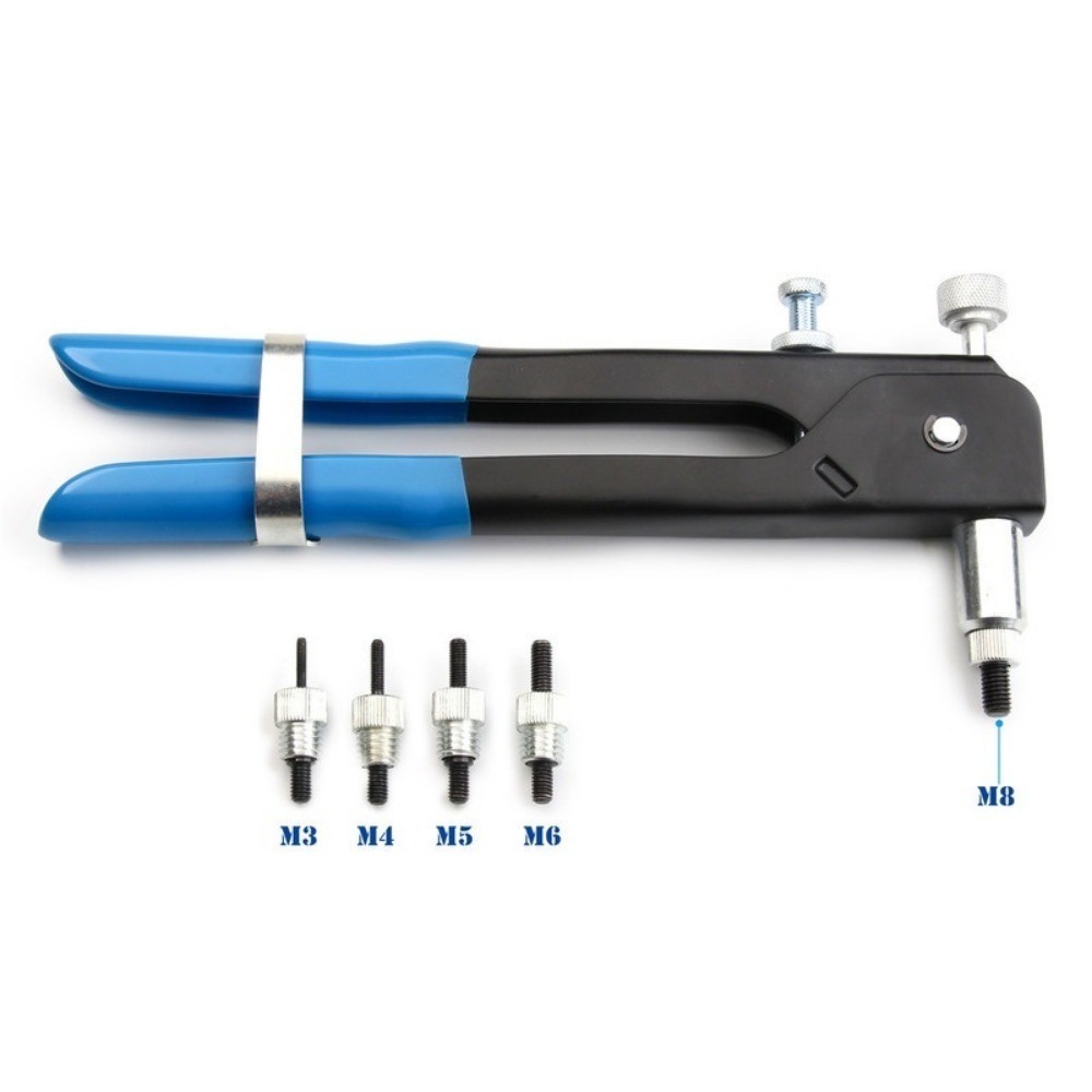 Urlwall 165pcs Rivet Nuts เครื่องมือ Mandrel ชุด M3/M4/M5/M6/M8 M10 Nut ...