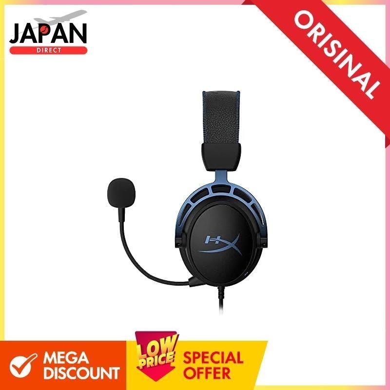HyperX Cloud Alpha S Gaming Headset 7.1 Surround Sound Bass Adjustment Slider Black 2-year ...