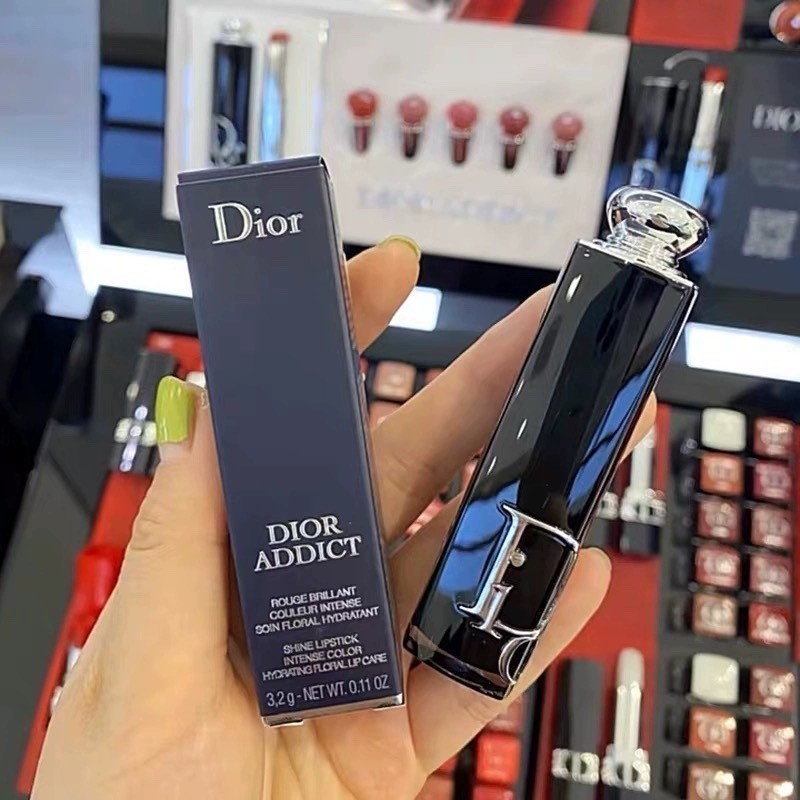 CHRISTIAN DIOR Chrisian Dior - Dior Addict Shine ลิปสติก BLACK CASE 3 ...