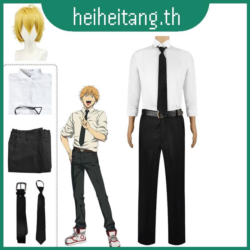 Anime Chainsaw Man Denji Cosplay Costume Halloween Uniform Outfits ...