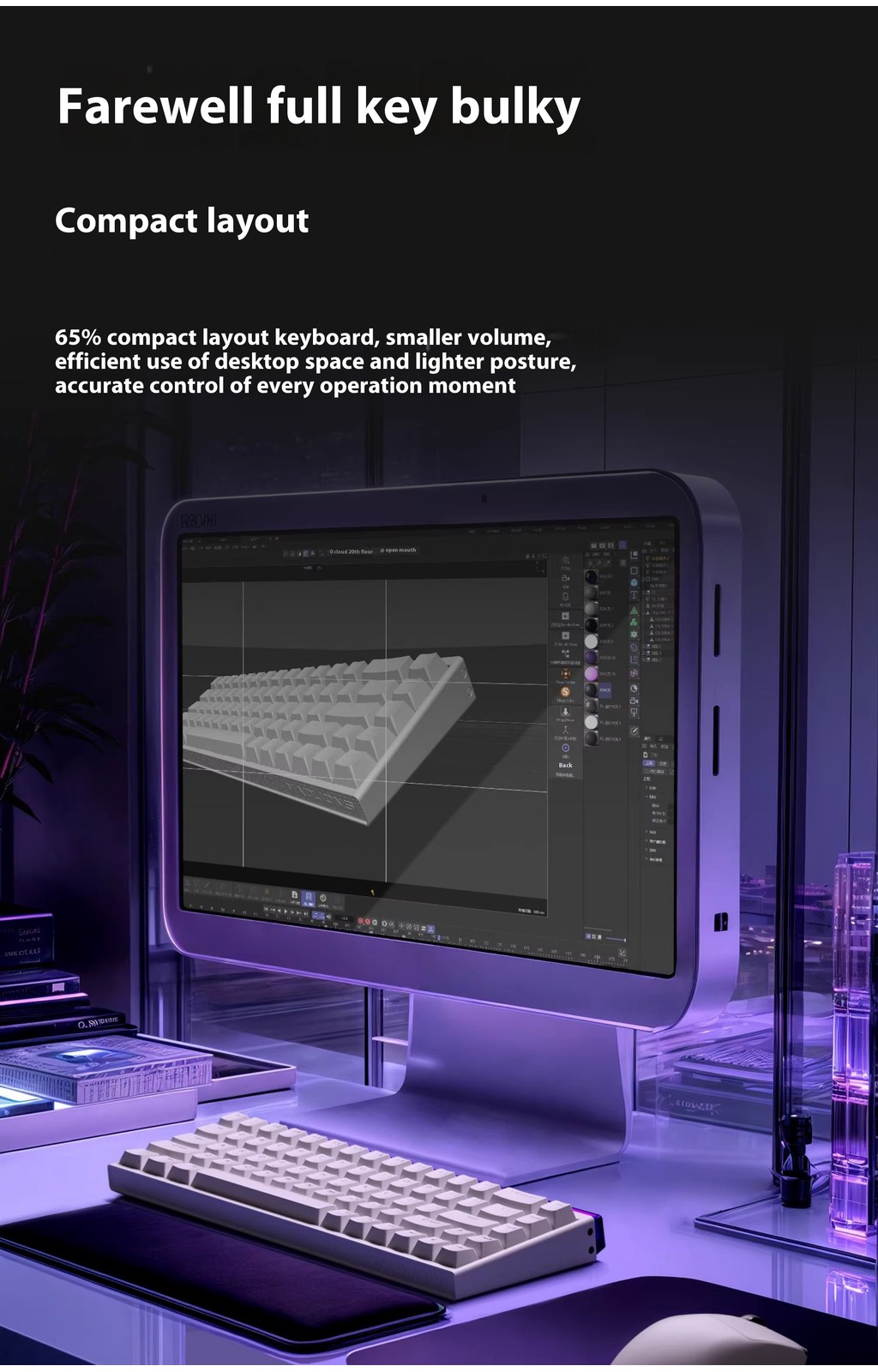 Madlions NANO 68/68 PRO คีย์บอร์ดเกมแม่เหล็ก Rapid Trigger Type-C RGB ...