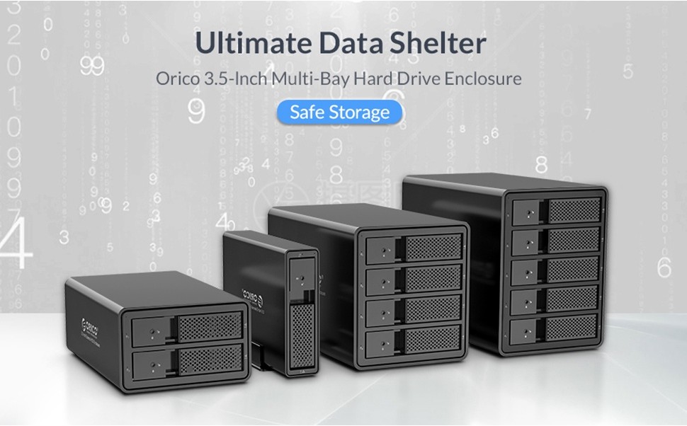 Orico 95 series 5 Bay 3.5 USB3.0 HDD Docking Station พร้อม Raid รองรับ ...