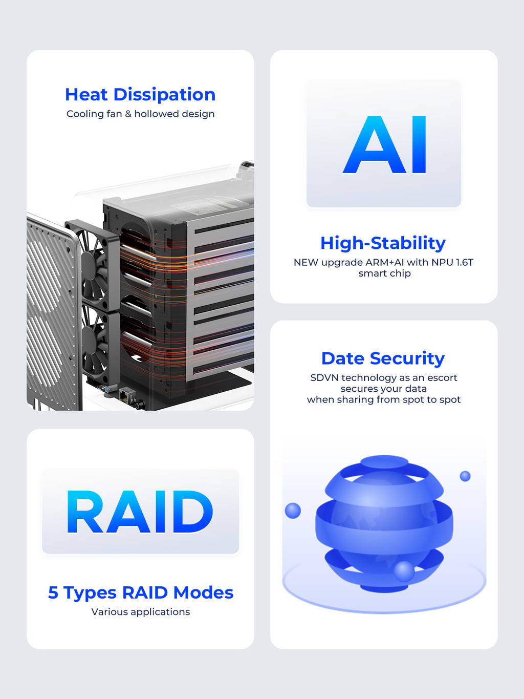 ORICO 5 Bay NAS MetaCube Pro Enterprise Cloud Storage พร้อมการแบ่งปัน ... ORICO 5 Bay NAS MetaCube Pro Enterprise Cloud Storage พร้อมการแบ่งปัน ...
