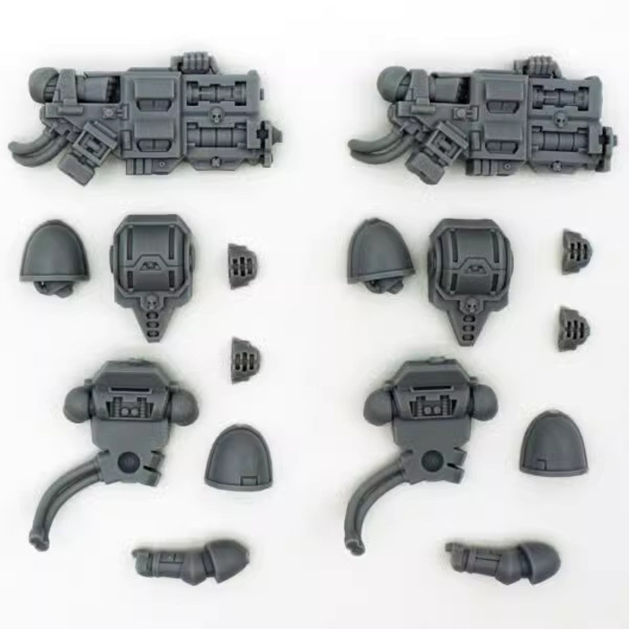 Star Warrior sm Heavy Weapon Parts Warhammer Model White Mold Unpainted ...