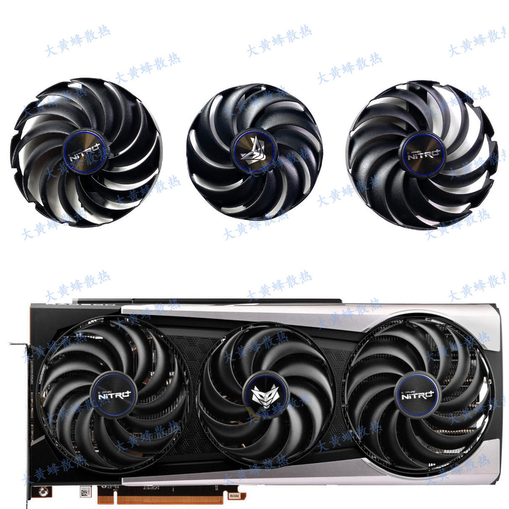 SAPPHIRE/SAPPHIRE RX6800 6800XT 6900XT NITRO Platinum Edition กราฟิกการ์ดพัดลมระบายความร้อน ...