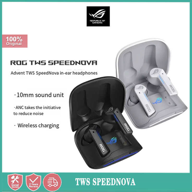 SpeedNova ROG TWS wireless earphones, built-in Bluetooth helmet, 2-mode ...