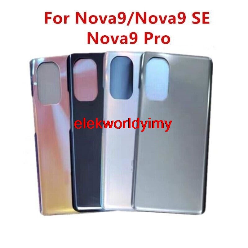 Bei- Nova9 สําหรับ Huawei Nova 9 SE 9 Pro ฝาครอบกระจกซ่อมเปลี่ยนประตูหลังโทรศัพท์ด้านหลัง + กาว ...