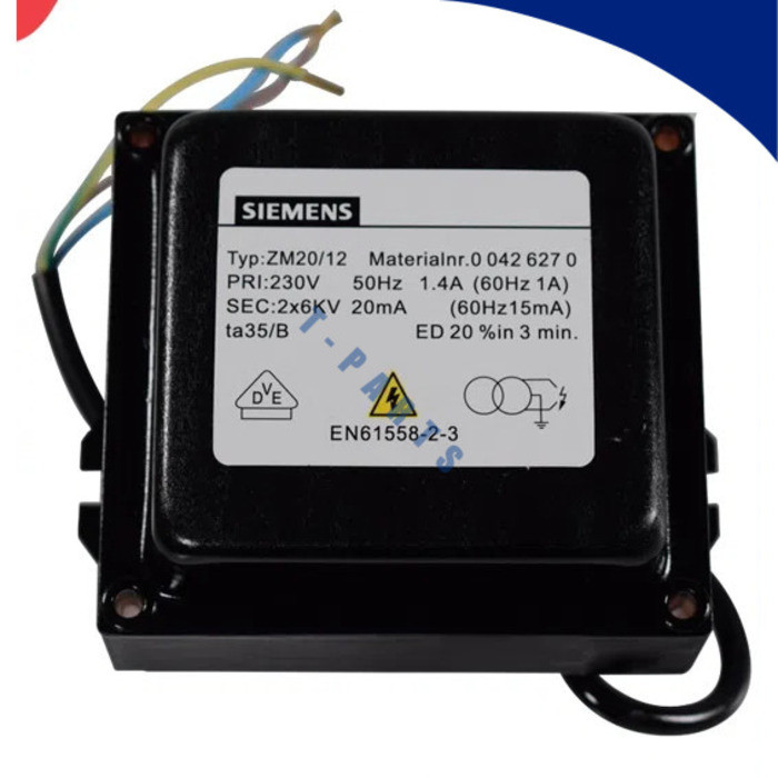 Siemens Ignition Transformer ZM20/12 ZM20/10 ZE20/5 ZE23/8.5 แพ็คเกจ ...