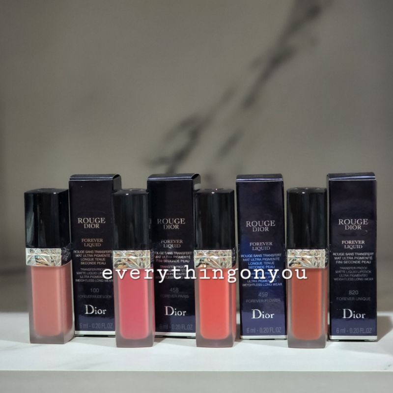 {เก็บโค้ดหน้าร้าน} [พร้อมส่ง] *มีสีใหม่*Dior Rouge Dior Forever Liquid ...