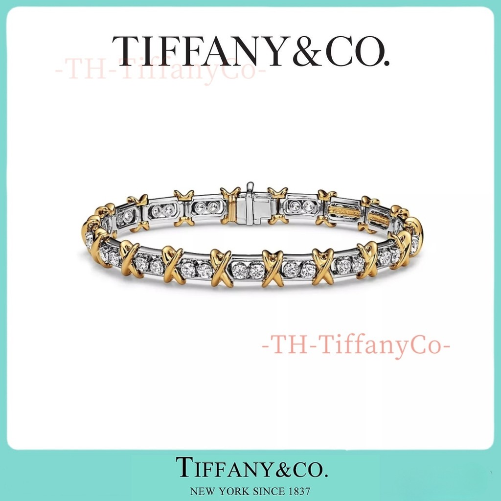 Tiffany & Co. Platinum and 18K Gold,92-Stone Diamond and Metal ...