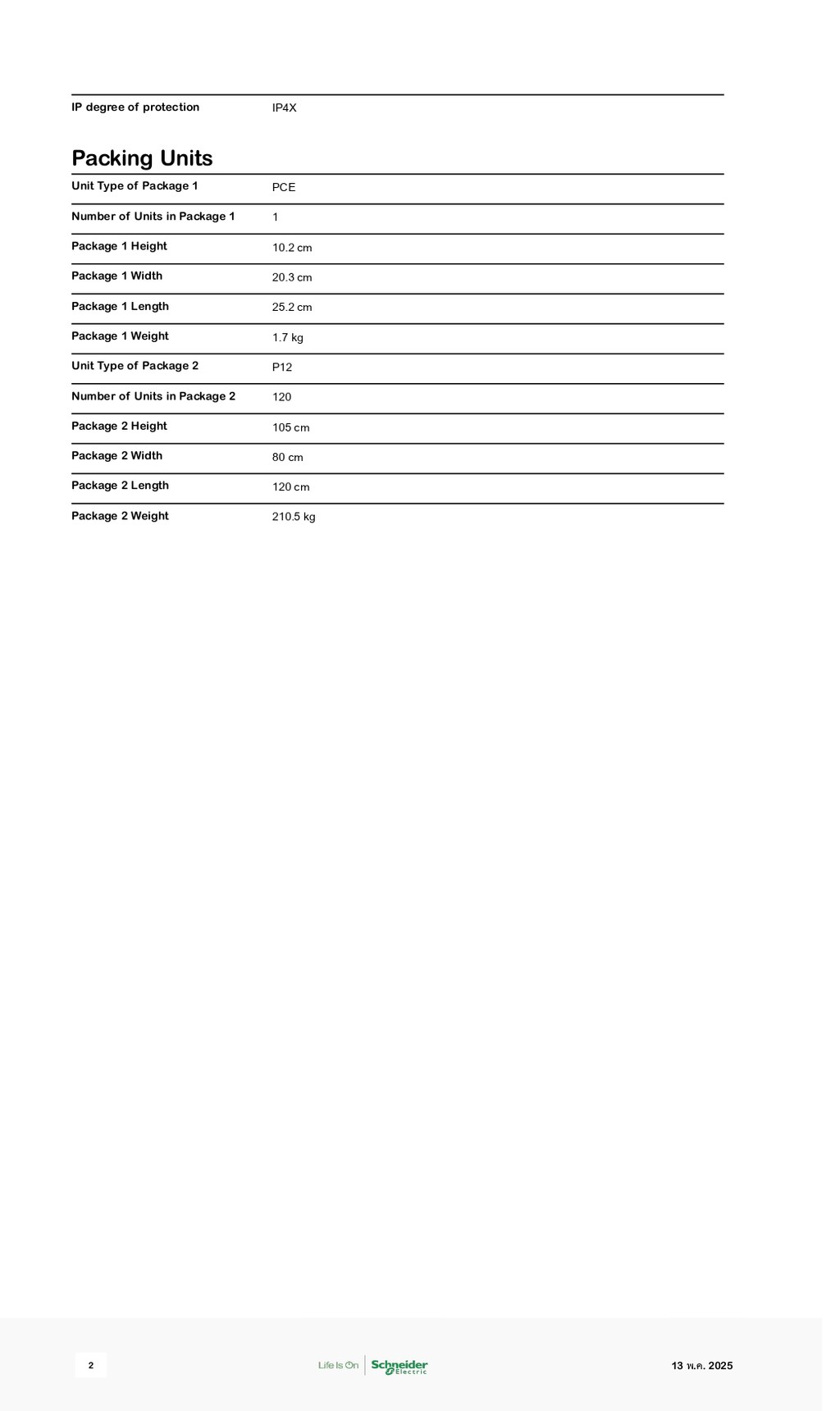 Schneider Electric ตู้คอนชูมเมอร์ยูนิต รุ่น Easy9 Plug-On ขนาด 4 ช่อง รหัส EZ9EPL104 | PlugOn ...