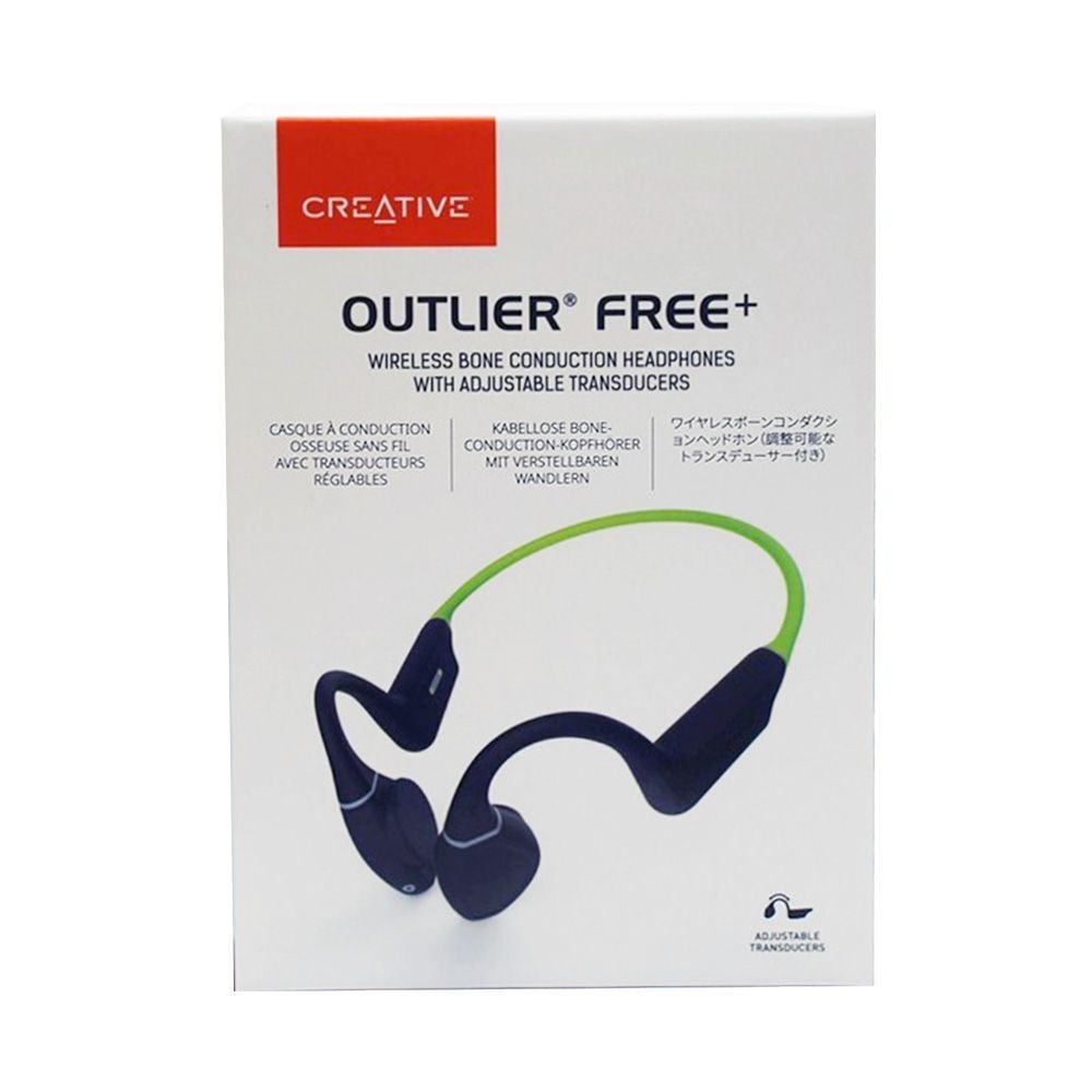 Creative Outlier Free+ (Green) Wireless Bone Conduction Headphones ...