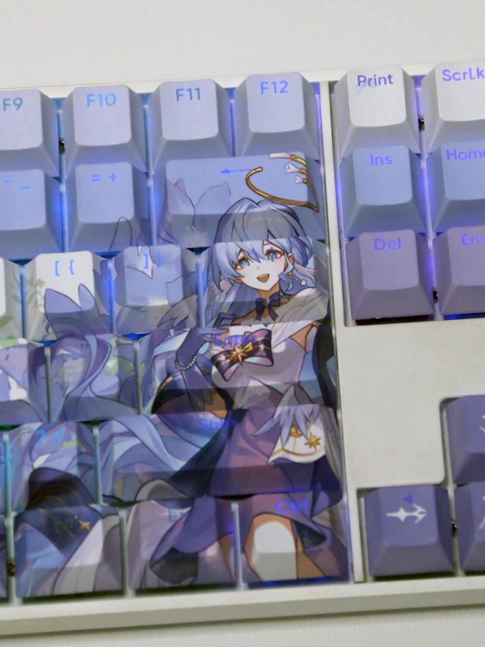 Robin Keycap Cherry Profile 120 + คีย์ PBT ห้าด้าน Dye Sublimation ...