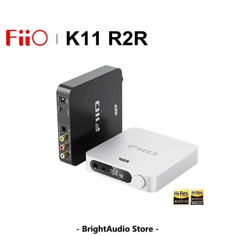 FiiO K11 R2R HIFI โต๊ะ DAC เครื่องขยายเสียงหูฟัง HI-RES Home Audio PC 6.35 มม.Balance 4.4 มม.RCA ...