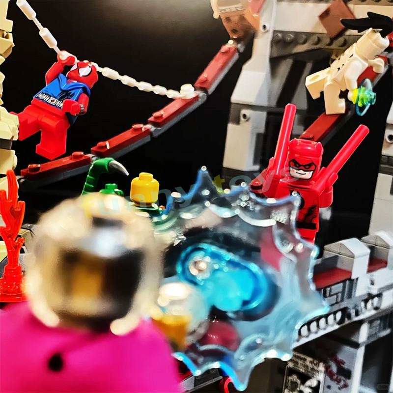 เข้ากันได้กับ LEGO DC Marvel Superhero Spider-Man 76057 Cobweb Warrior ...