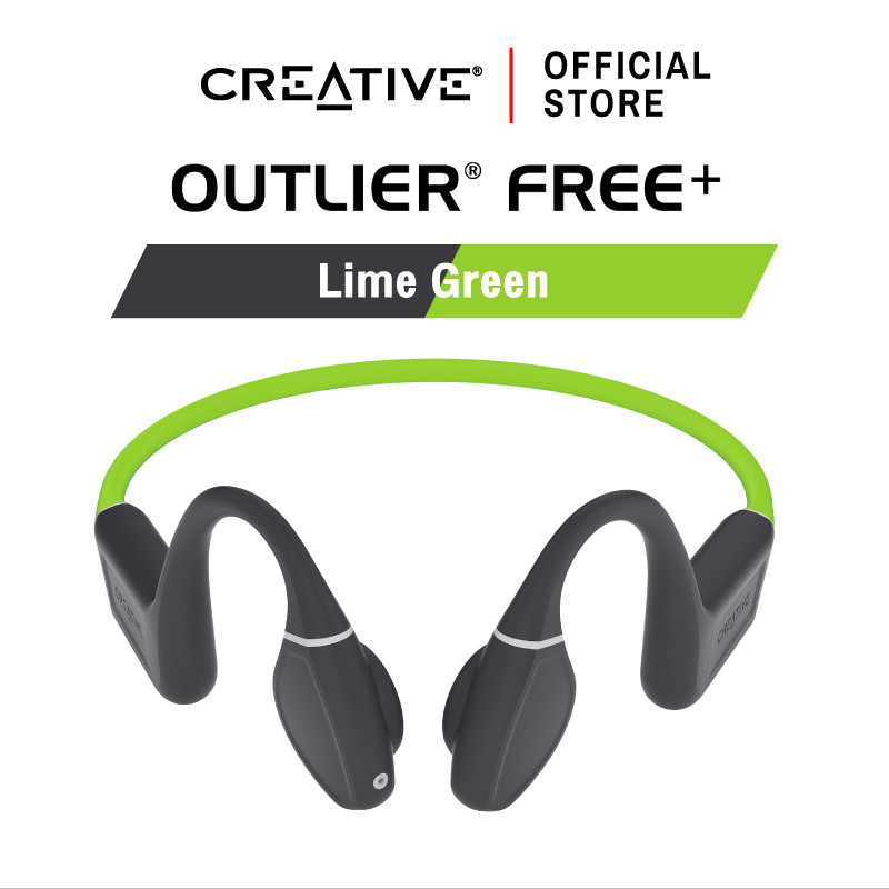 CREATIVE Outlier Free+ (GREEN) หูฟัง Bone Conduction หูฟังบลูทูธไร้สาย ...