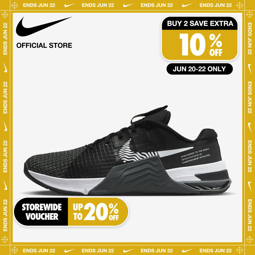 Nike Men's Metcon 8 Training Shoes - Black 2024 | Shopee Thailand