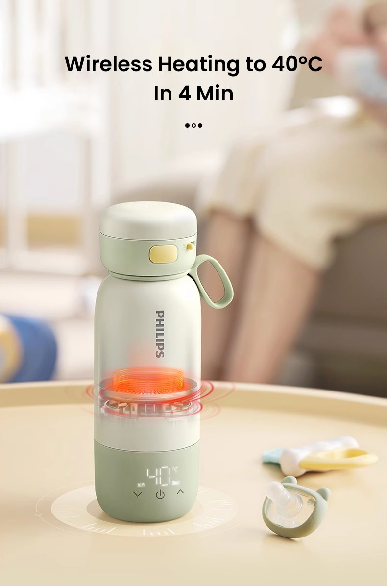 Philips Go Zero ขวดฉนวนกันความร้อนอุณหภูมิคงที่ไร้สายกาต้มน้ําถ้วยทํา ...