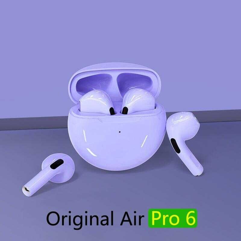 หูฟังไร้สาย Air Pro 6 Tws, ต้นฉบับ, พร้อมไมโครโฟน, Fone Bluetooth, หูฟังเกม, หู | Shopee Thailand