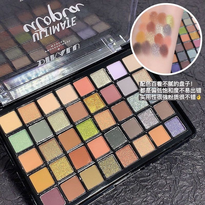 Utopia Eye Shadow 40 สีเอิร์ธสีสีม่วงความอิ่มตัวต่ําสีขนาดใหญ่เล่นเวที ...