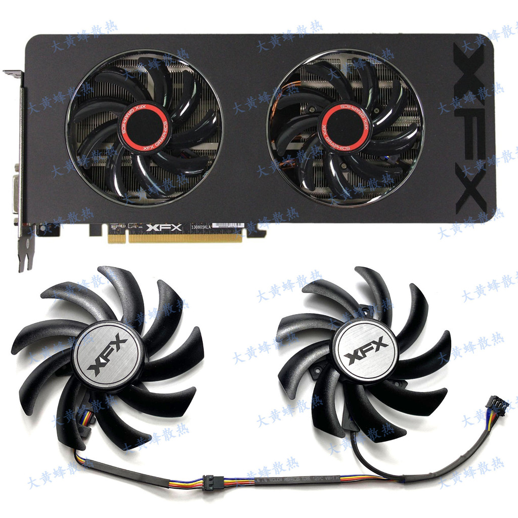 ยี่ห้อใหม่ XFX/XFX R9 390X/R9 390/R9 280X Magic Overseas Version กราฟิก ...