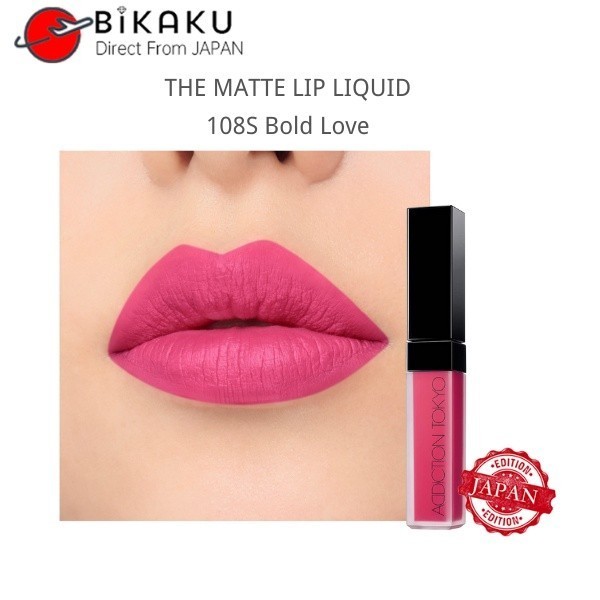 【Japan Limited Edition】ADDICTION แอดดิคชั่น THE MATTE LIP LIQUID 108S 6 ...