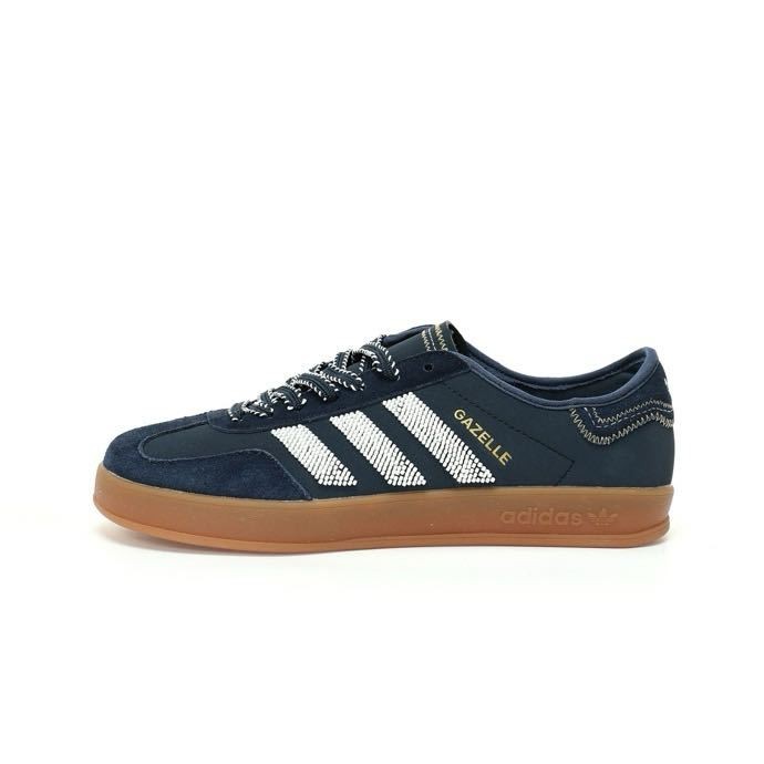 CLOT x Adidas Originals Gazelle Low"Navy"วินเทจบาง แต่เพียงผู้เดียว ...