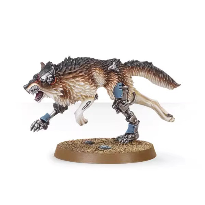 Space Wolf Cyber Wolf Warhammer Model White Model Unpainted Unpainting ...