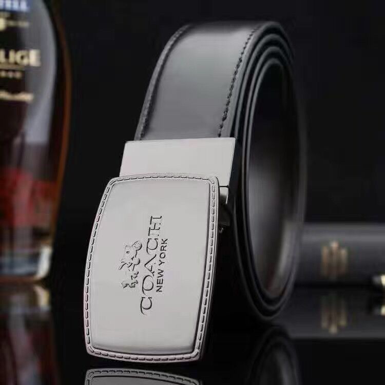 Coach High-end Coach Big C เข็มขัดผู้ชายหนังวัวแท้รุ่นกว้างเข็มขัด ...