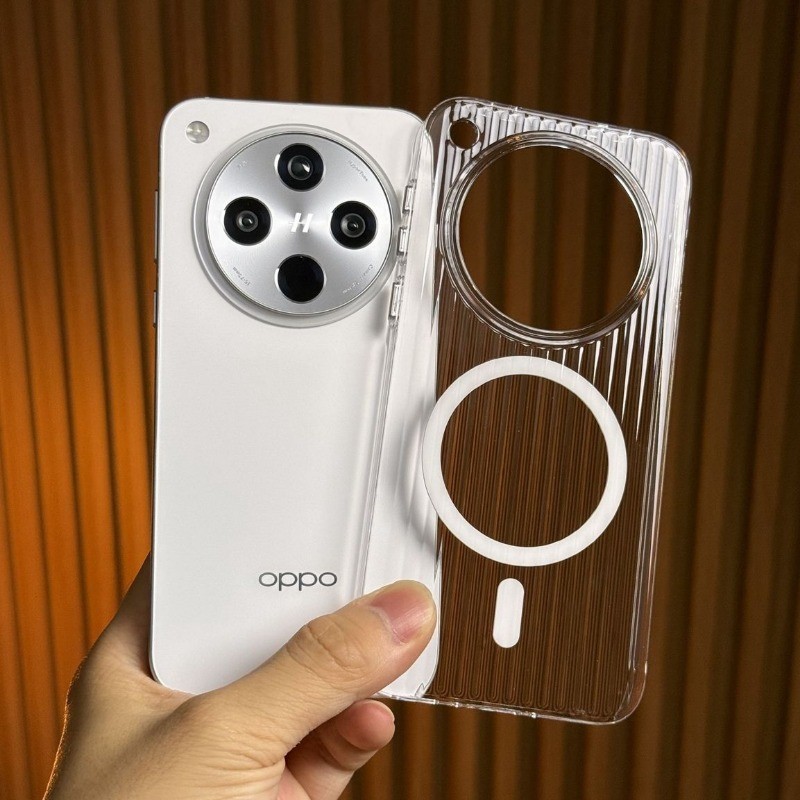 สําหรับ oppo Find x8 Pro Mini Ultra Thinแฟชั่นลูกฟูกแม่เหล็กGlossy ...