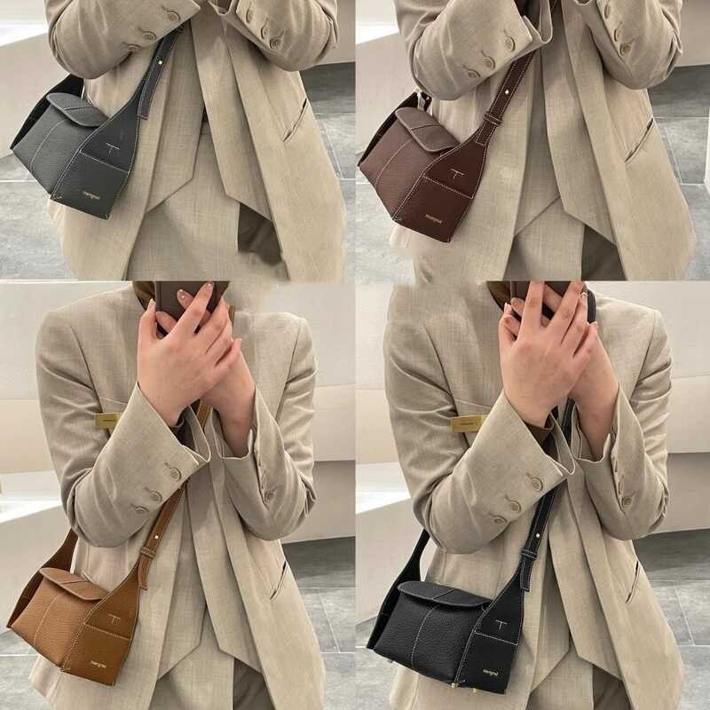 ใต้ภูเขามีหูหลวมชุดมินิชายคาห่อหุ้มหนังวัวเดินทางกระเป๋าสะพาย Songmont ...