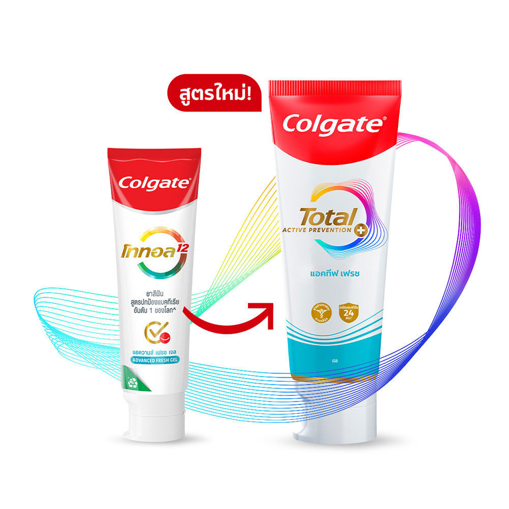 Colgate Total Toothpaste คอลเกต ยาสีฟัน [150g x 2pcs] (Whitening ...