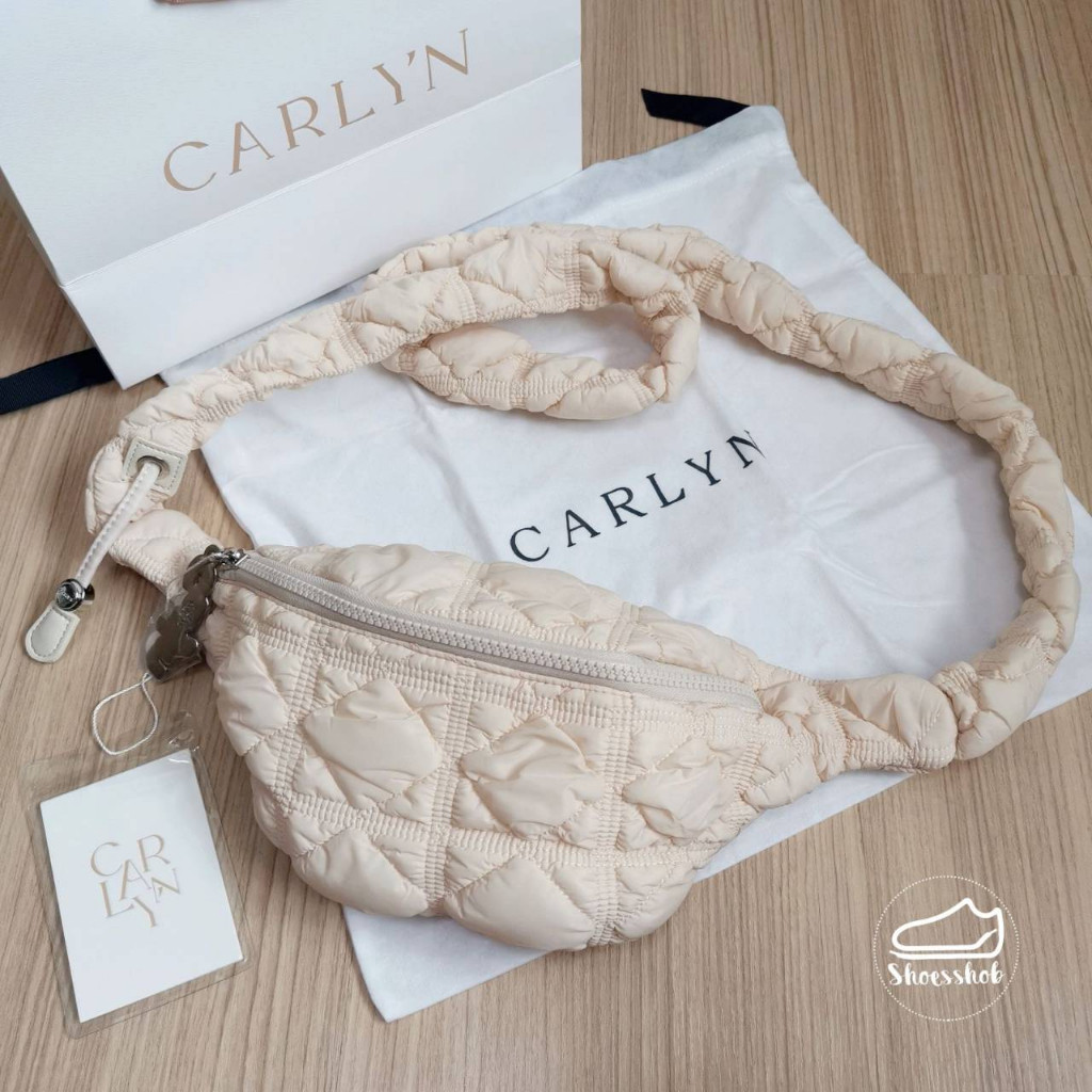 ของแท้ % Carlyn Cozy Fanny กระเป๋าคาดอก ป้ายแท็กเกาหลี | Shopee Thailand