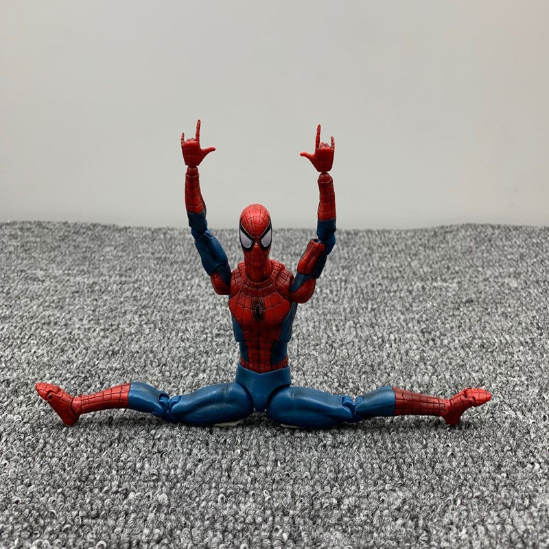 Marvel Mafex 075 Avengers Spiderman Action Figure รูปปั้นสามารถเปลี่ยน ...