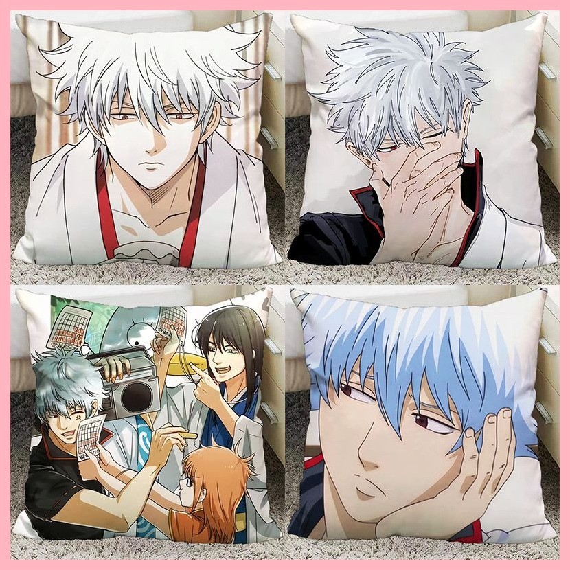 หมอนหมอน Gintama Gintama อะนิเมะ Merchandise หมอนตุ๊กตาสองด้าน Sakata ...