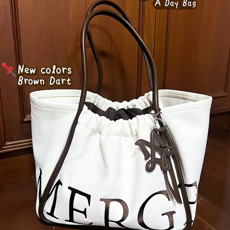 Evertoner Womens Fashion Letter Pattern Tote Handbag MERGE A DAY Bag ...