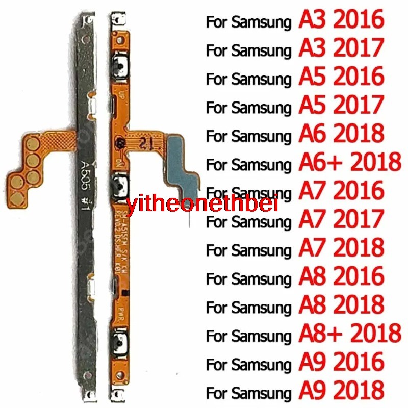 Bei- เปิดปุ่มด้านข้าง Volume Flex สําหรับ Samsung Galaxy A8 Plus A8+ A9 2018 A3 A5 2016 A6 A6 ...