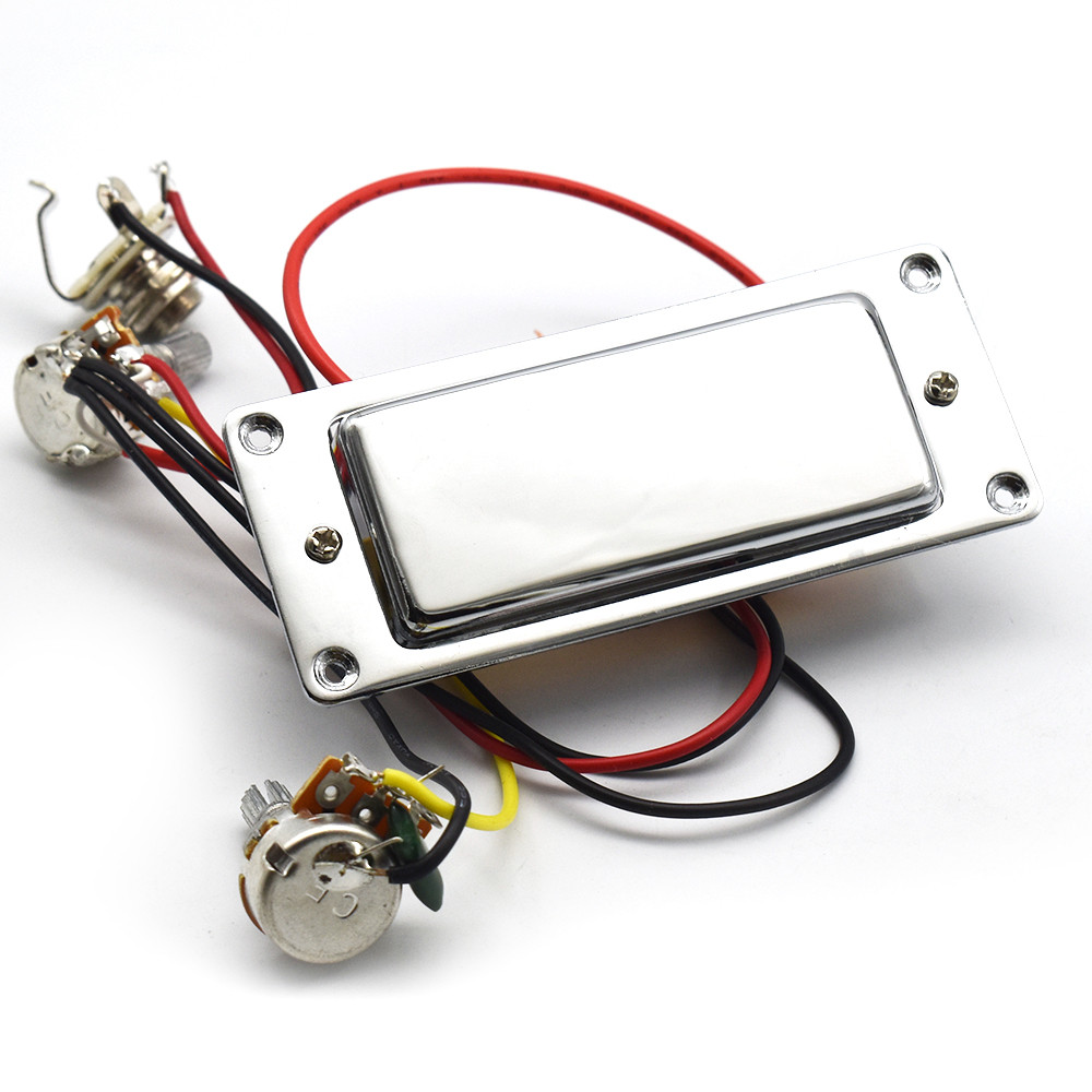 Dual Coil Closed Mini Humbucker Pre-Wired Pickup พร้อม Volume และ Tone ...