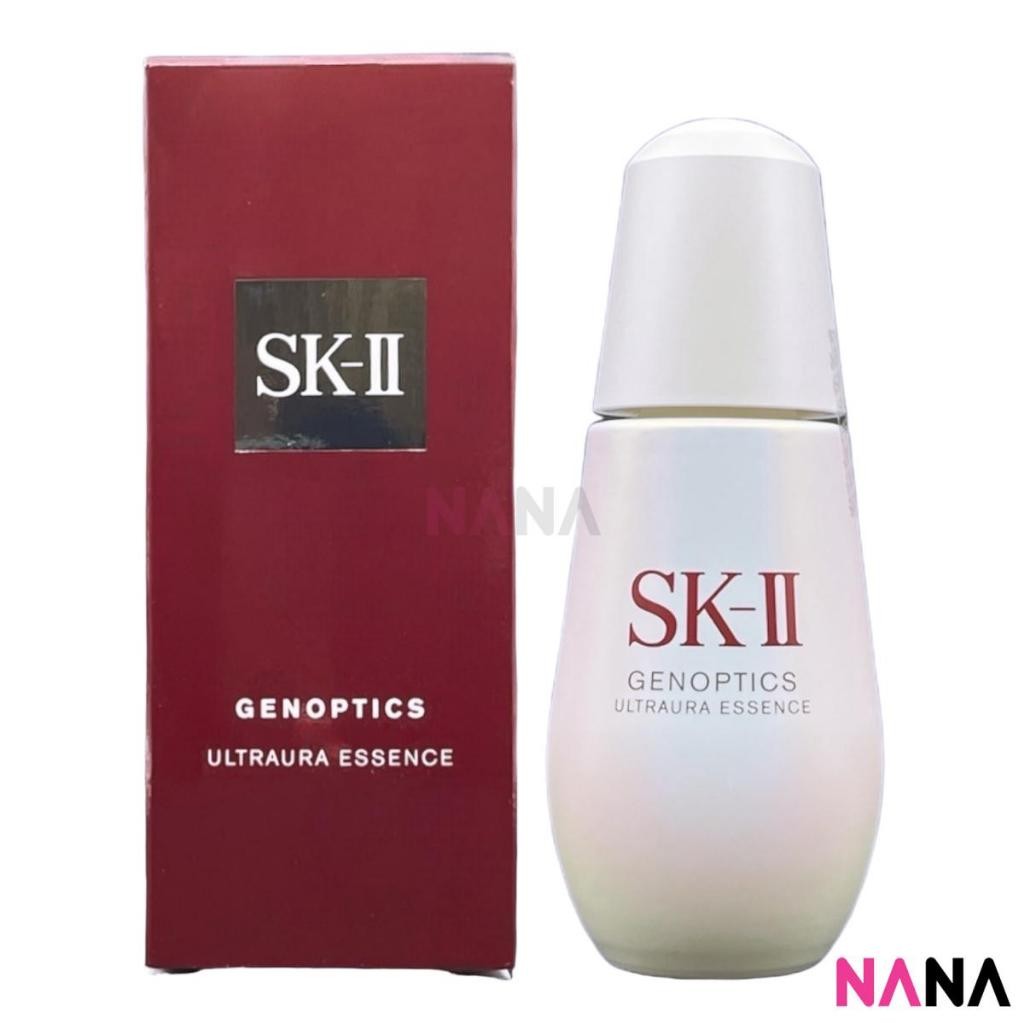 ในสต็อก SK-ii Genoptics Aura essence 50ml [SK2 SKII SK ii แหล่งกล้ามเนื้อ diamond essence ...