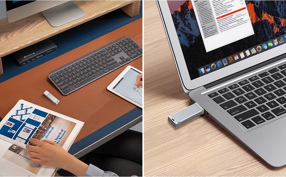 Orico แฟลชไดร์ฟ 32GB 64GB 128GB 256GB Portable Metal USB Flash Drive U ...