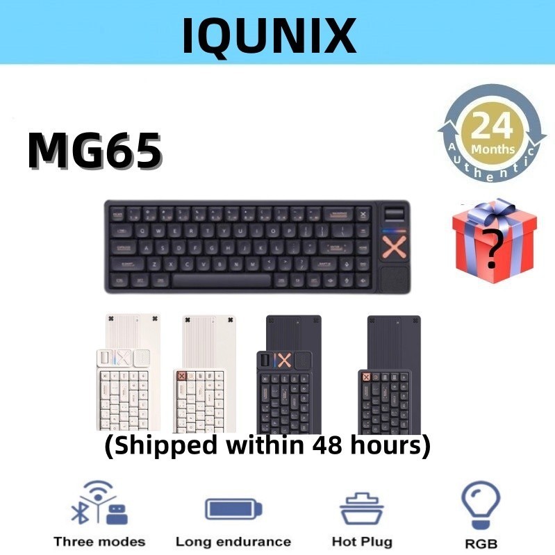 Iqunix MG65 series low switch mechanical keyboard ไร้สายสามโหมดเข้ากัน ...
