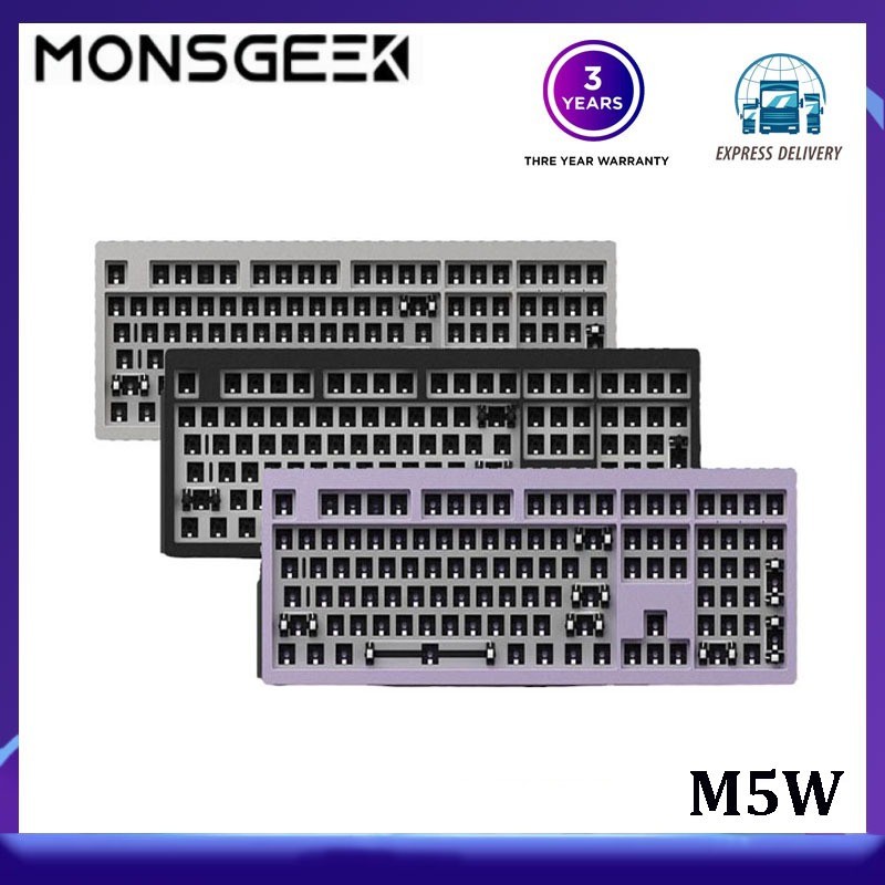 Akko MonsGeek M5W ชุดคีย์บอร์ดเมคคานิคอลไร้สาย อะลูมิเนียม 108 RGB ปลั๊กไฟ | Shopee Thailand