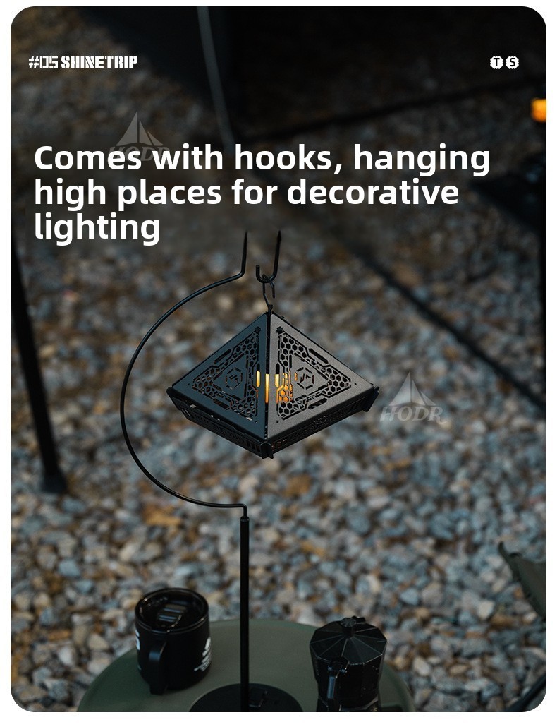 [HODR] ShineTrip Pyramid Stainless Steel Lamp Shade – 304 Folding ...