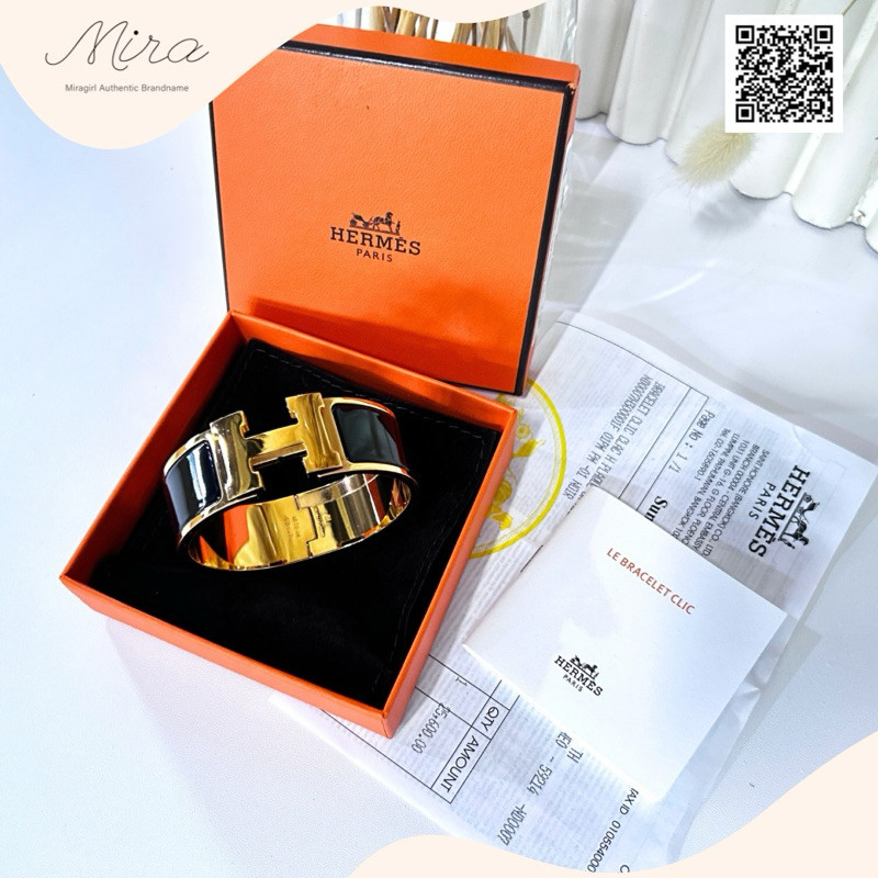หมดHermes Clic Clac H ใบเสร็จไทย | Shopee Thailand