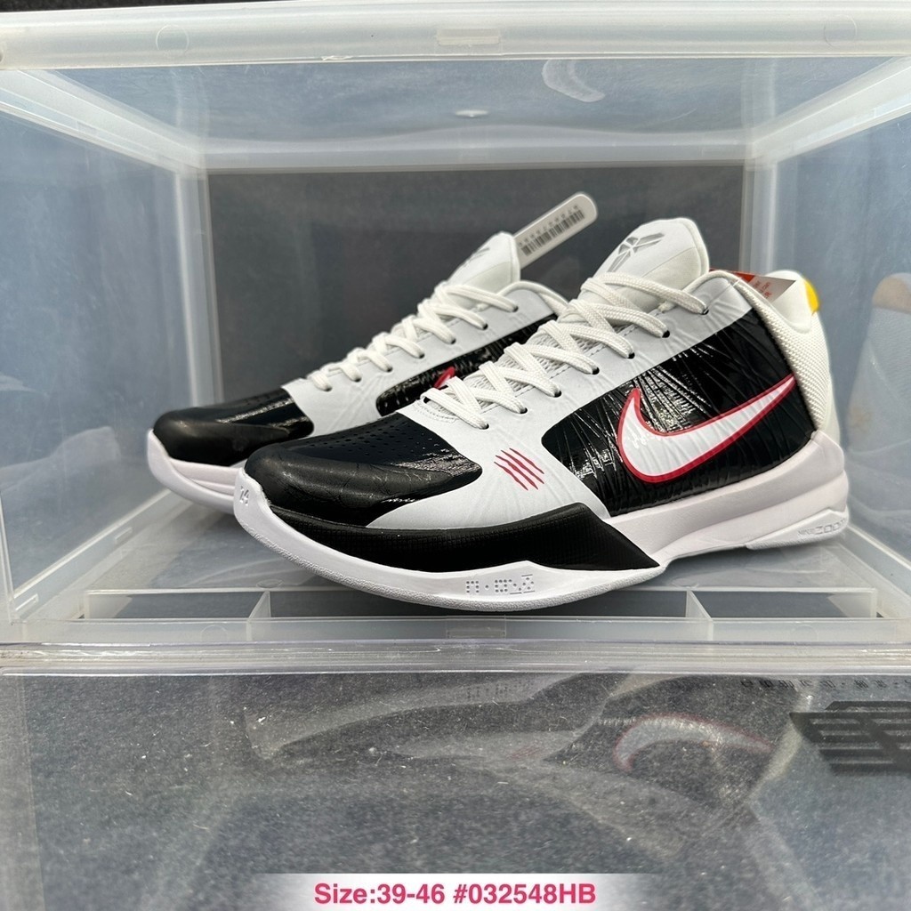 จุดยิงจริง Nike Zoom Kobe 5 zk5 Bruce Lee Kobe 5รองเท้าบาสเก็ตบอลสีดำ ...